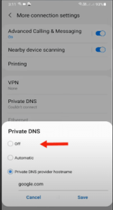 How do I fix "Private DNS Server Cannot be accessed" ?[Fixed] - OwnTheTechnology